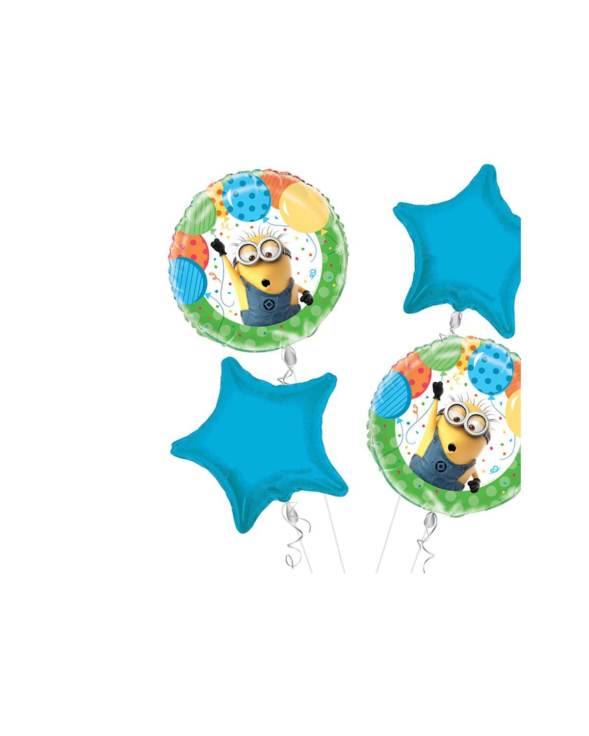 minions happy balloon bouquet 4pc pinata kpj | Viva Party