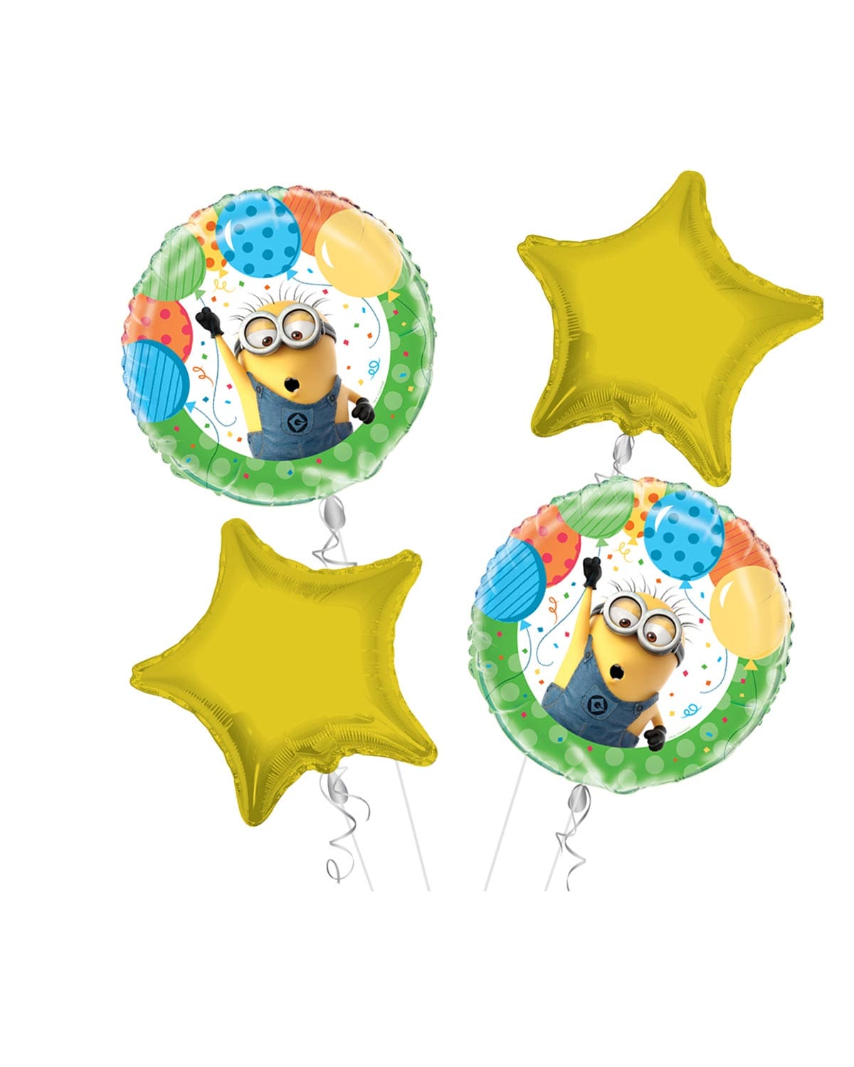 minions happy balloon bouquet 4pc pinata kpl | Viva Party