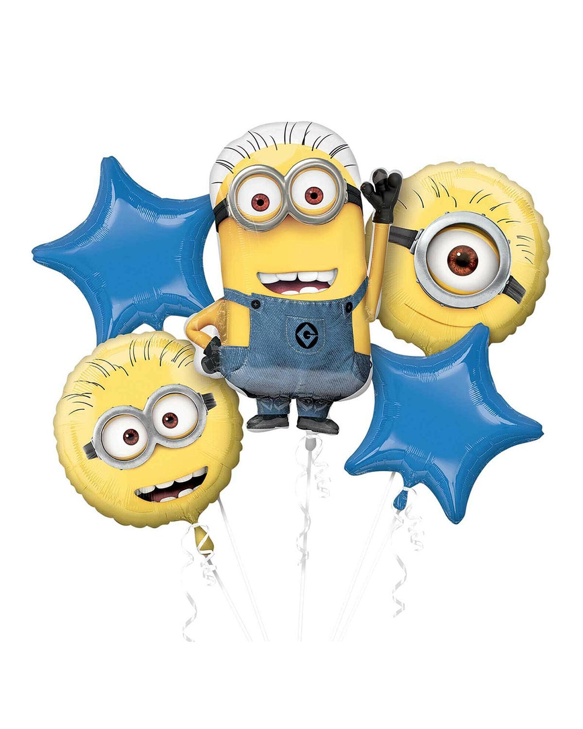 minions foil bouquetof balloons pinata kpb | Viva Party