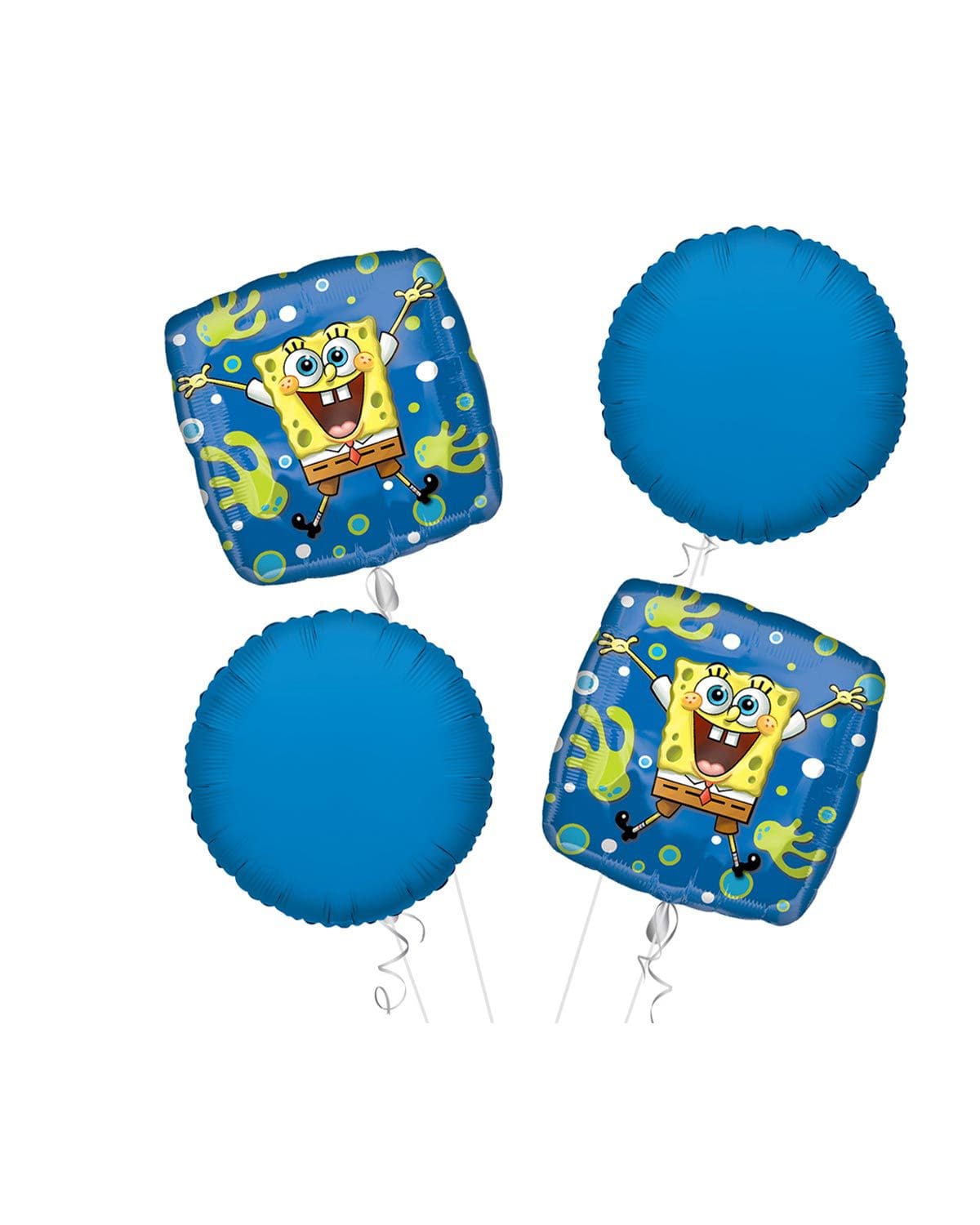spongebob happy balloon bouquet 4pc pinata lbo | Viva Party