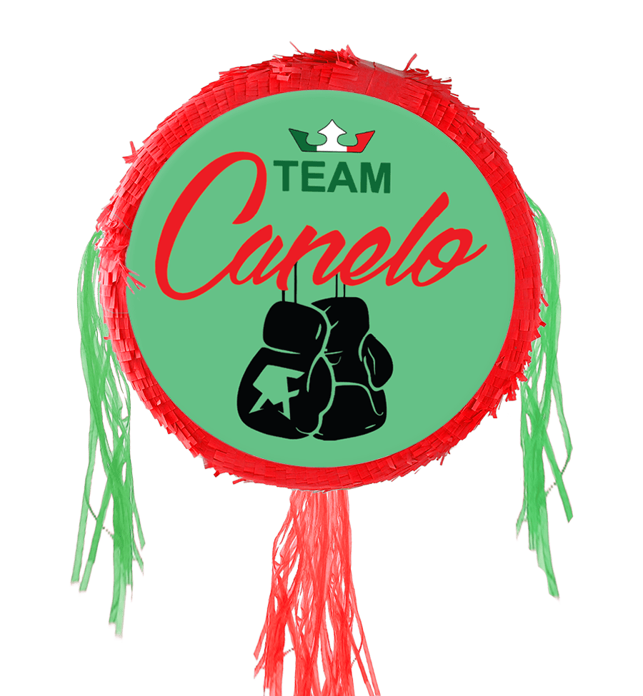 Team Canelo Pinata with Mexican Crown and Boxing Gloves - 22 Inch Party ...