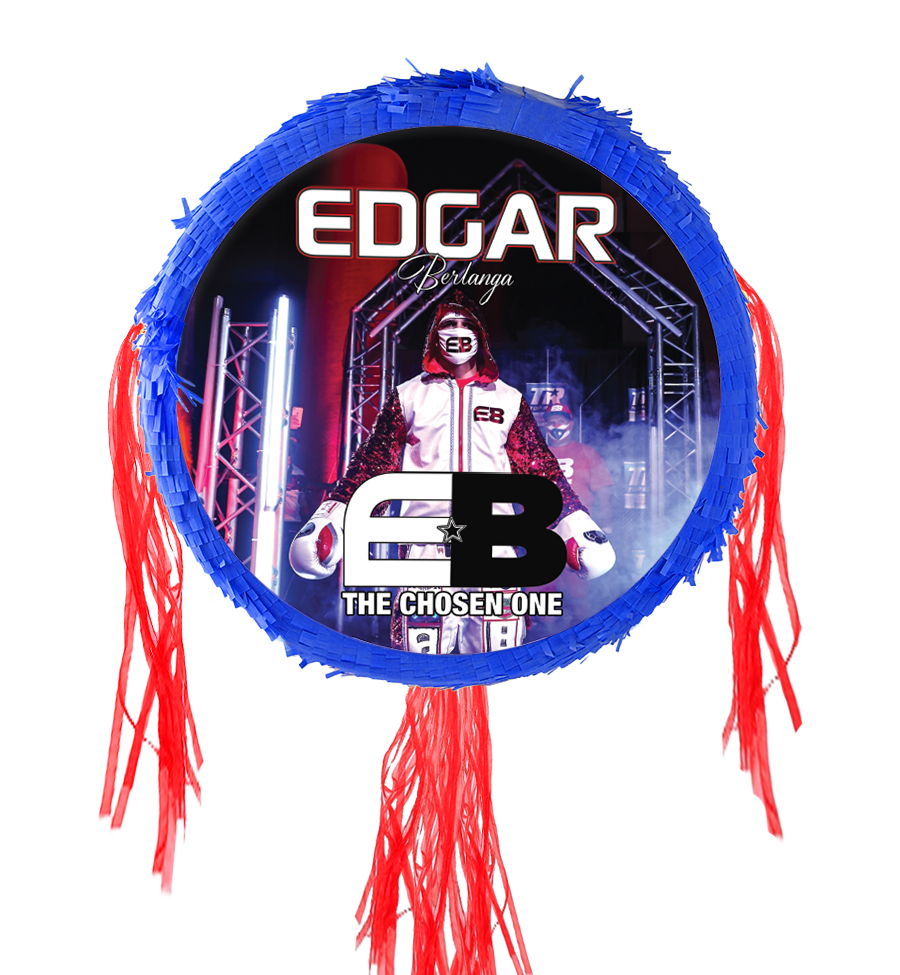22-Inch Edgar Berlanga Pinata - Featuring "EB The Chosen One" Design