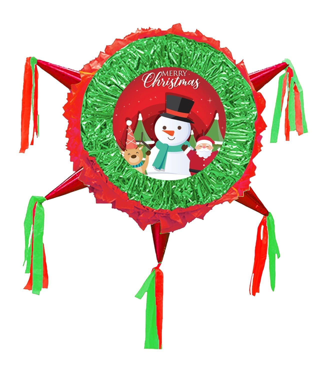Merry Christmas Pinata 24 Inch - Perfect Birthday Party | Viva Party